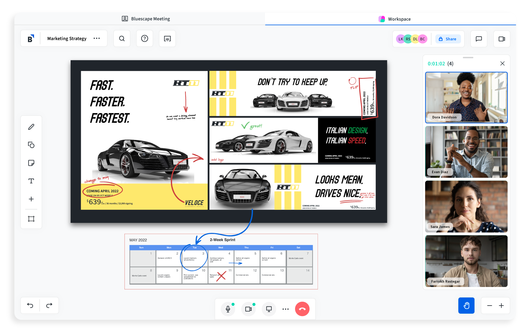 Join your team in Bluescape